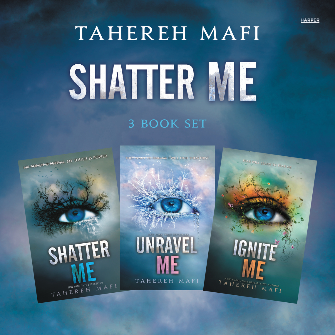Shatter Me 3-Book Set 1 by Tahereh Mafi (Audiobook) - Read free for 30 days