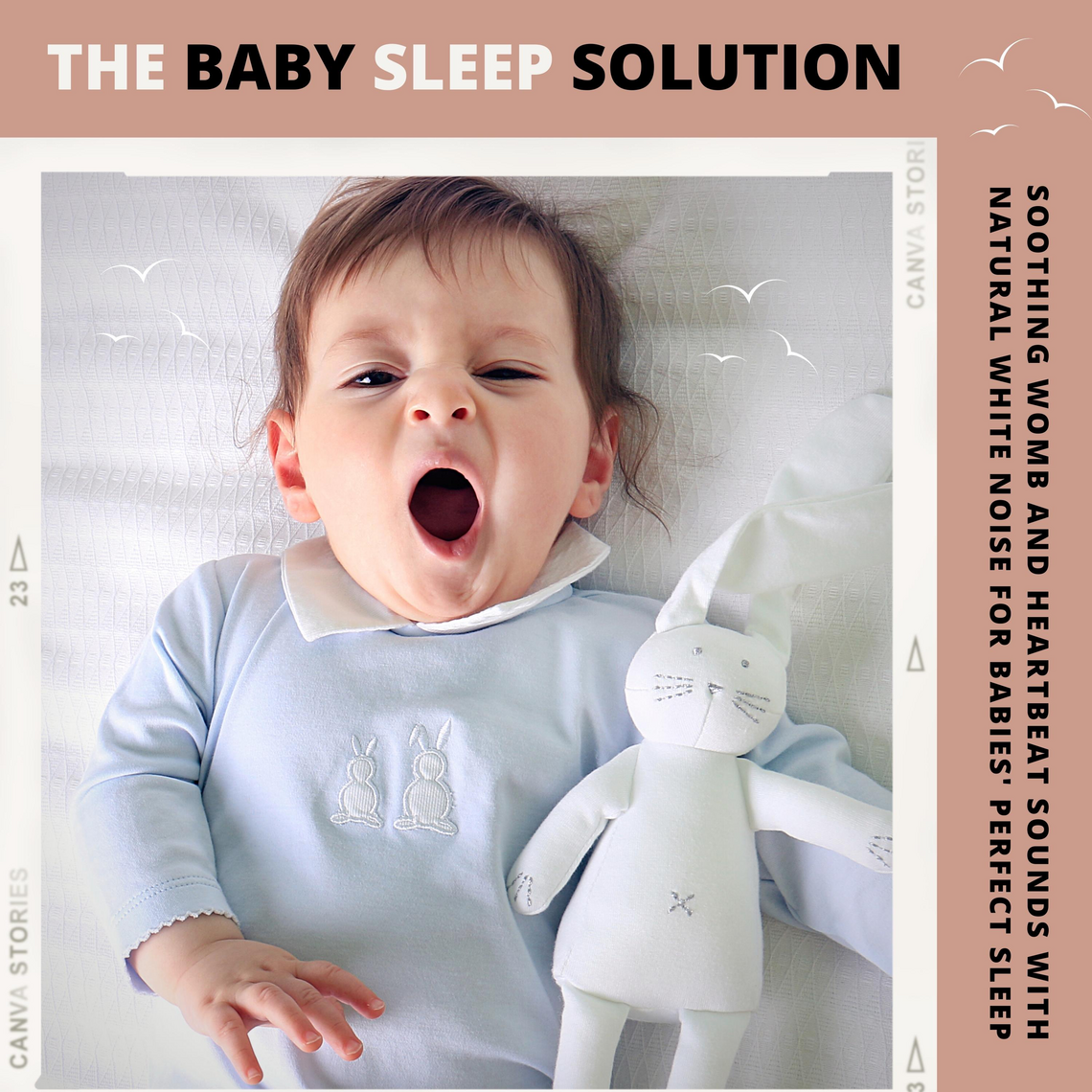 Baby Sleep Solution: Soothing Womb & Heartbeat Sounds With Natural ...