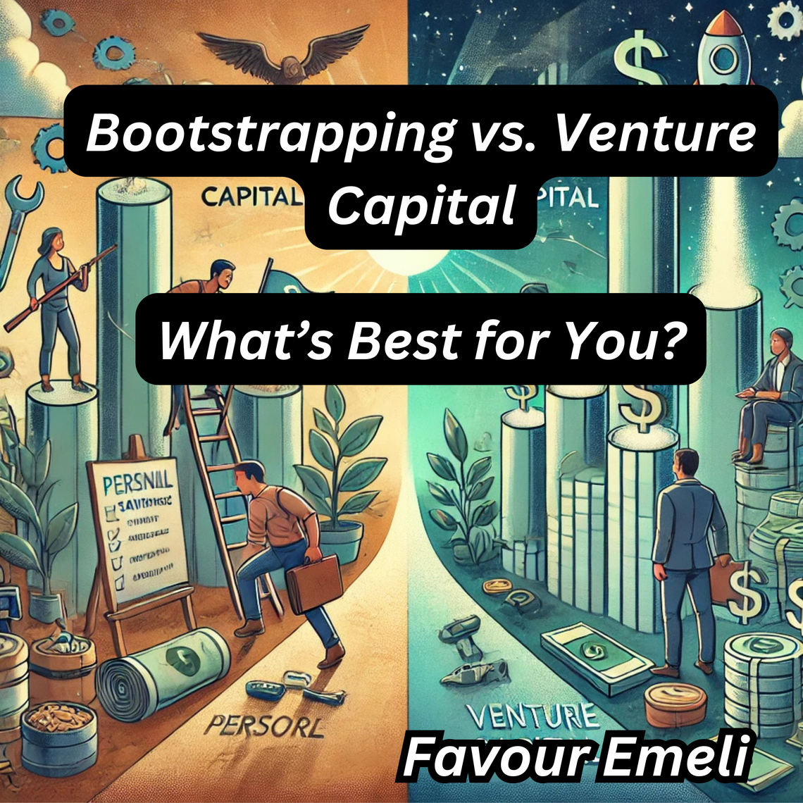 Bootstrapping vs. Venture Capital by Favour Emeli (Audiobook) - Read free for 30 days