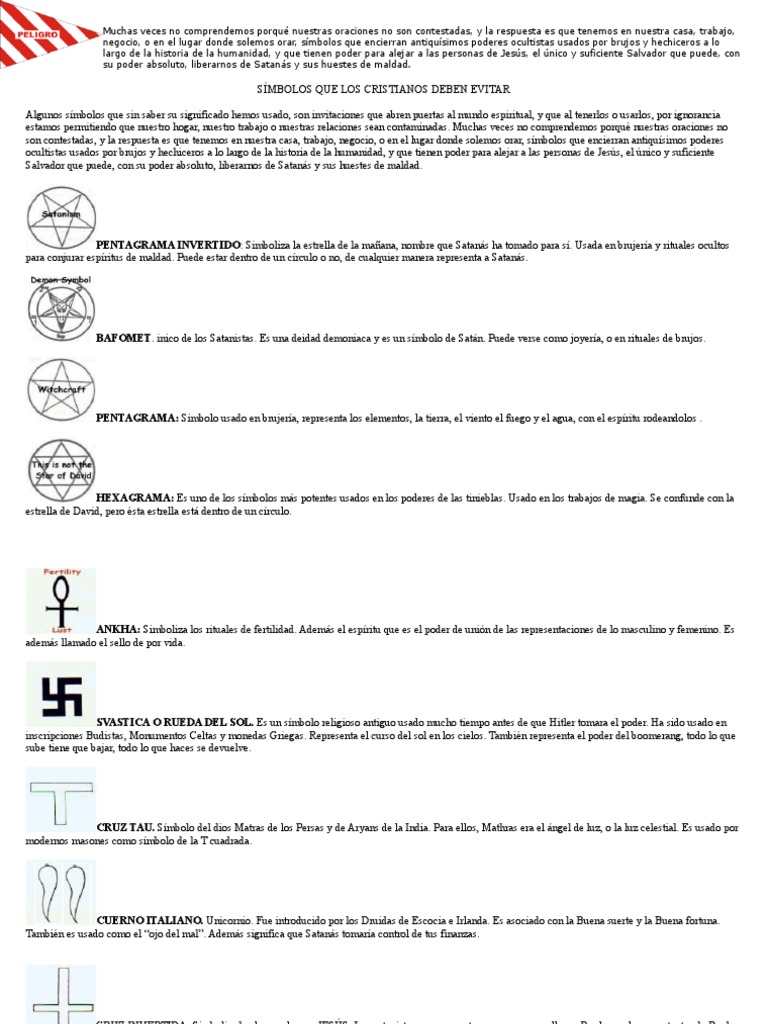 Simbologia Satanica | PDF | satanismo | Satán