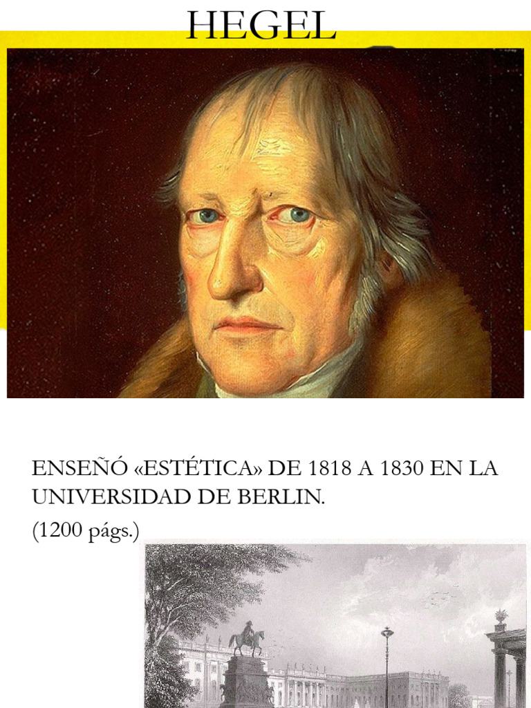 HEGEL Presentación | PDF | Georg Wilhelm Friedrich Hegel | Verdad