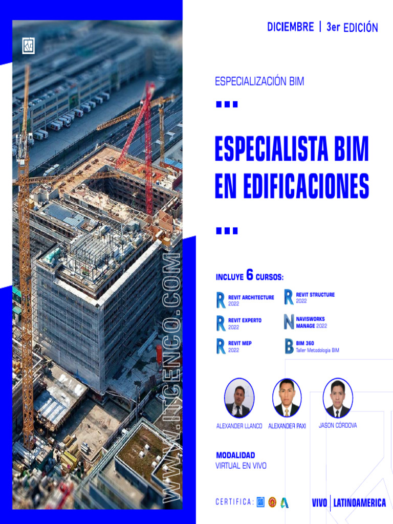 Programa Especialista BIM en Edificaciones - DICIEMBRE | PDF | Autodesk ...