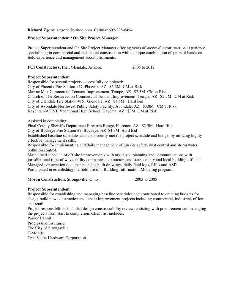 David Zgonc: Experienced Home Builder | PDF | Business
