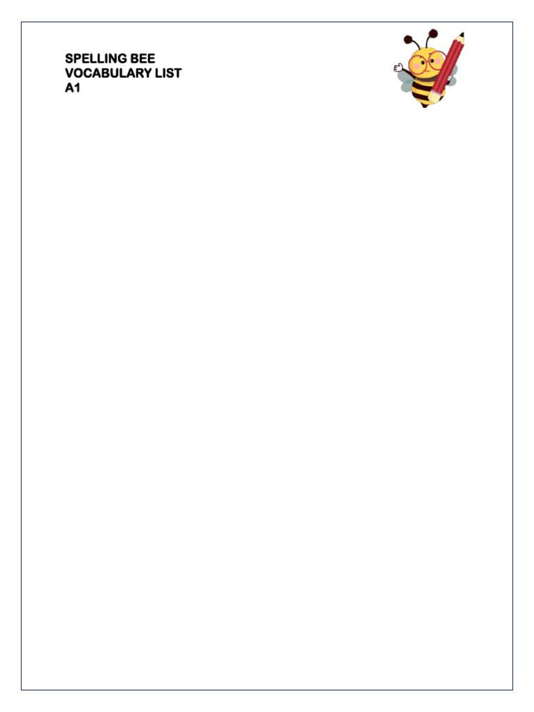 A1 - Vocabulary List | PDF | Chess | Chess Openings