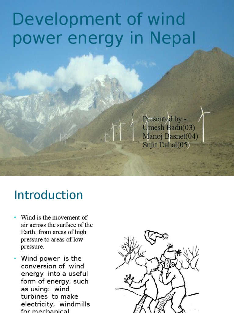 Nepal's Wind Energy Potential | PDF