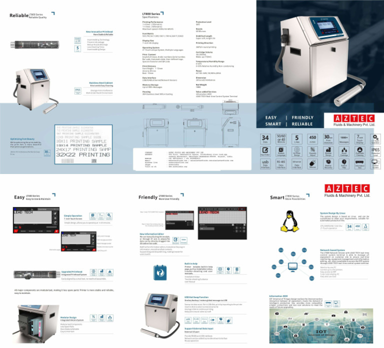 Brochure LT 800 | PDF