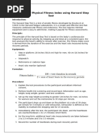 YMCA 3-Minute Step Test Guide | PDF | Heart Rate | Nature
