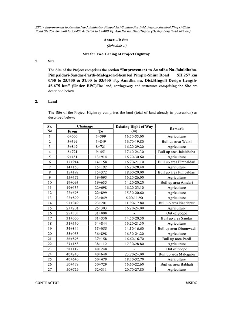 Schedule 1 | PDF