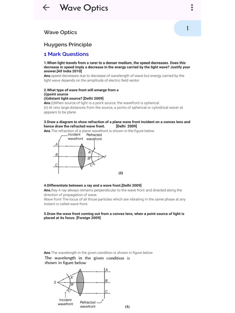 10.wave Optics | PDF