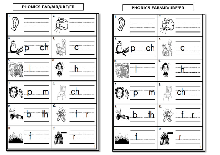 ENGLISH Phonics Ear | PDF