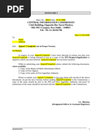 RTI First Appeal Application Format | PDF