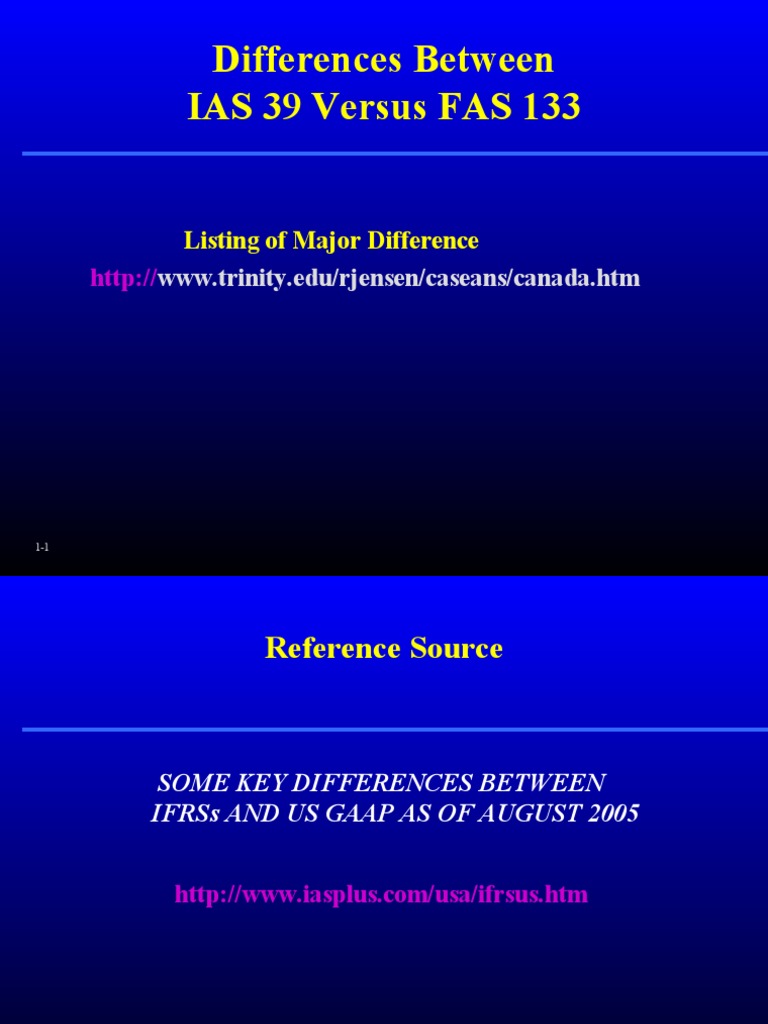 IAS 39 vs IFRS 9: Key Differences | PDF | International Financial ...