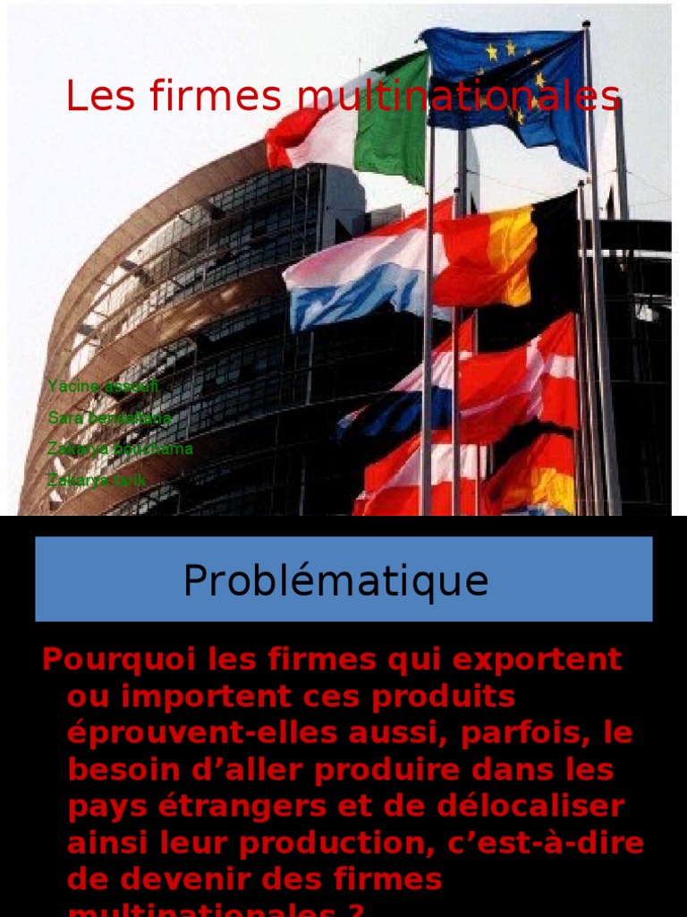 Firmes Multinationales | PDF | Économie | Les sociétés