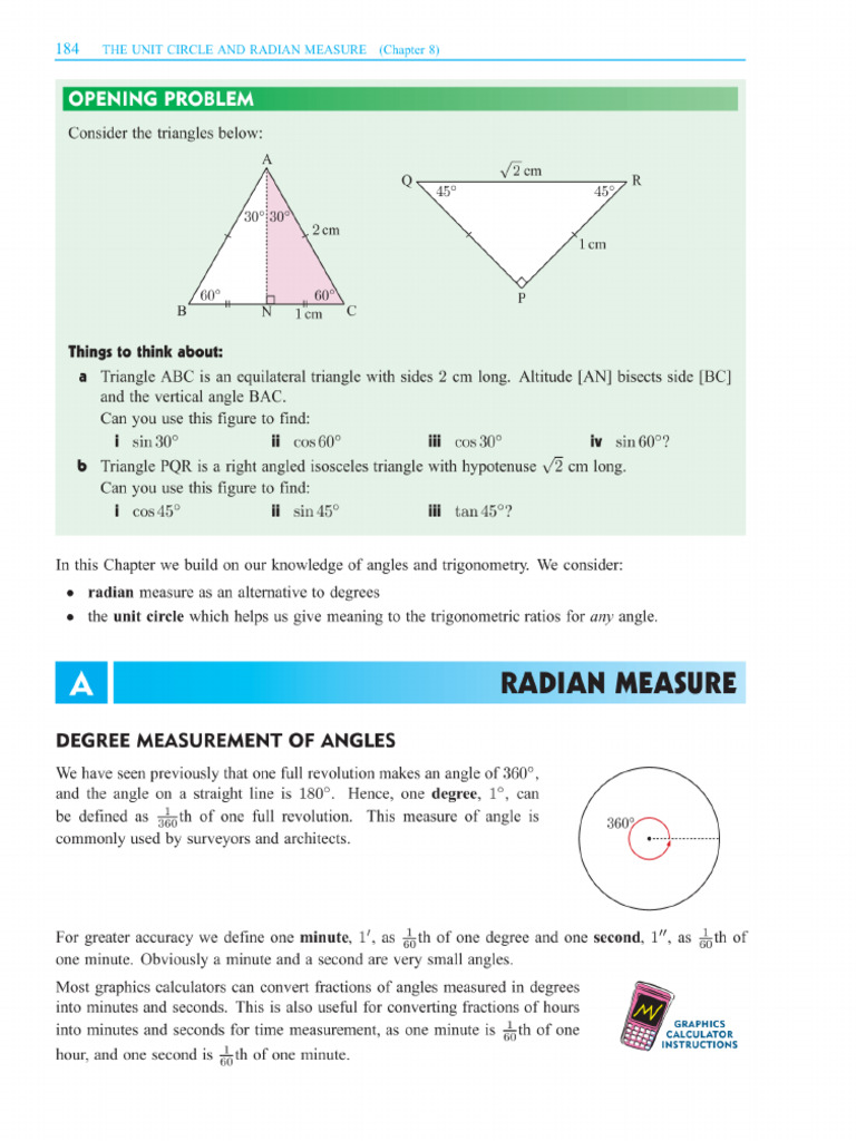 Arcs and Sectors Practice | PDF