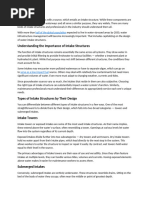 Design of Water Intake Structures | PDF | Dam | River