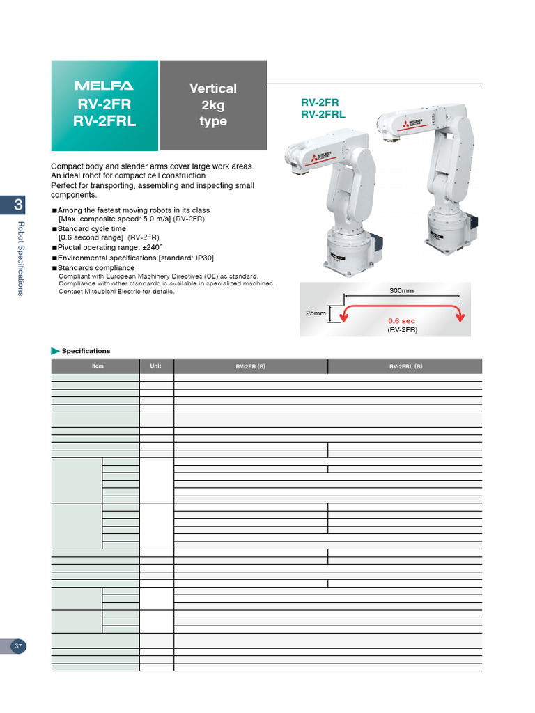 Catalogo Robô RV | PDF | Mechanical Engineering | Manufactured Goods