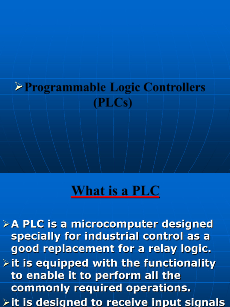 PLC Basics | PDF | Programmable Logic Controller | Read Only Memory
