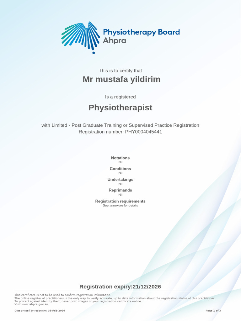 Certificate of Registration | PDF | Health Care