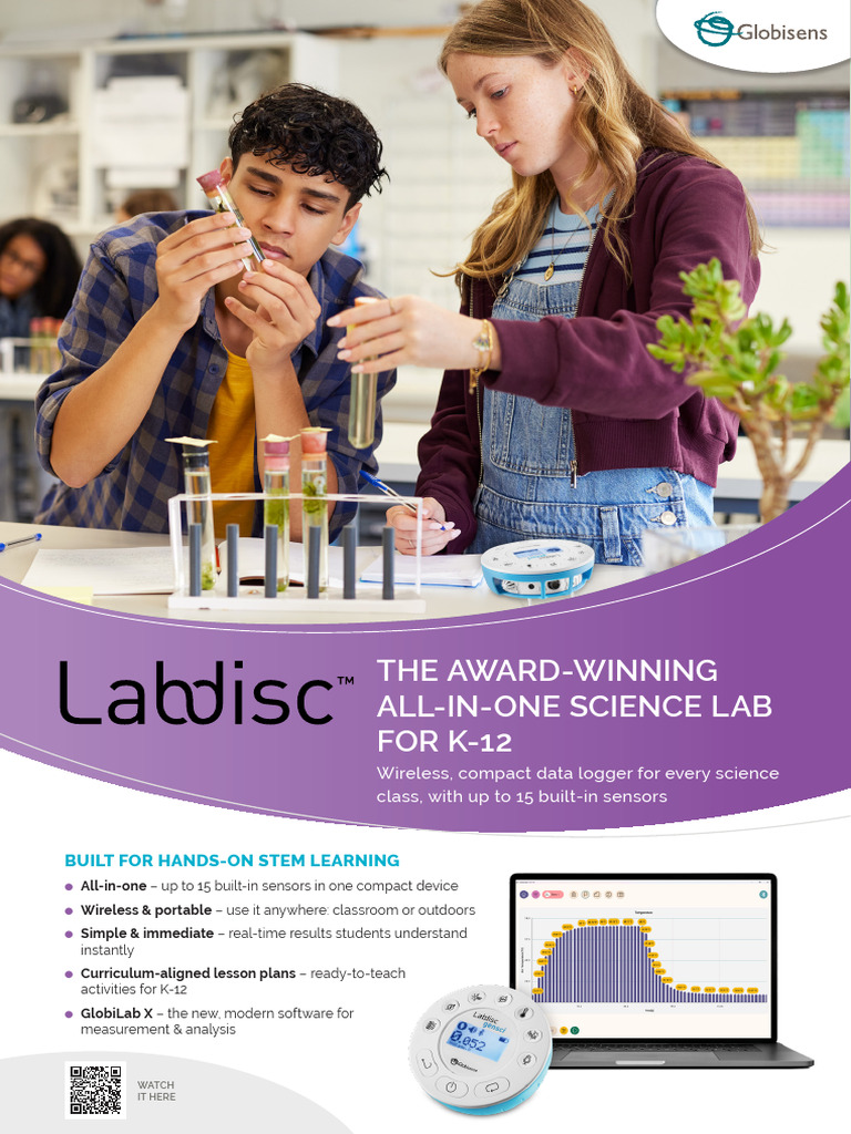 Globisens Labdisc Brochure JAN26-FIN-WEB | PDF | Sensor | Experiment