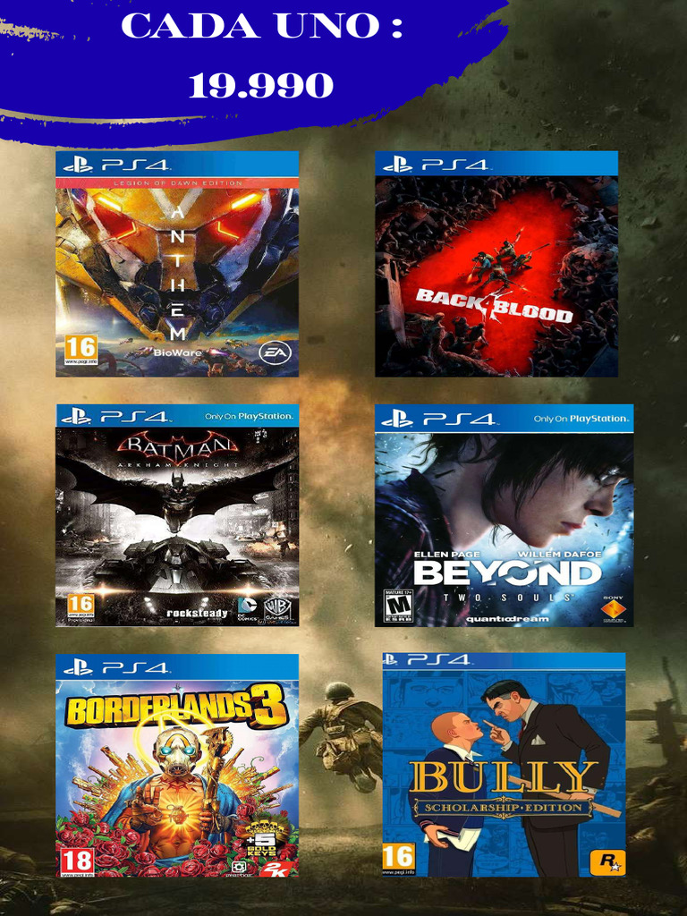 PS4 y PS5 | PDF