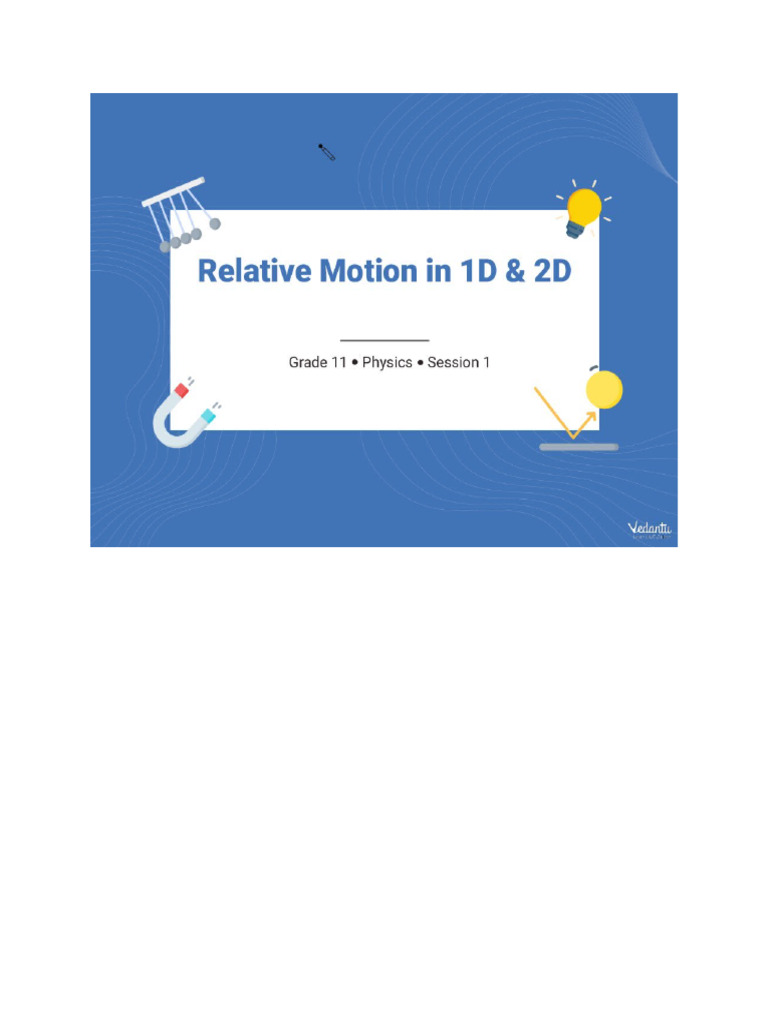 Relative Motion 1 | PDF