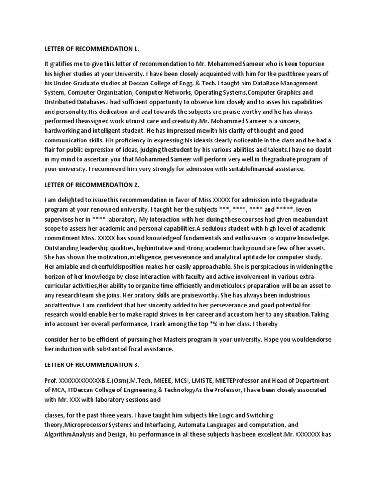 Sample Lor | Postgraduate Education | Teachers