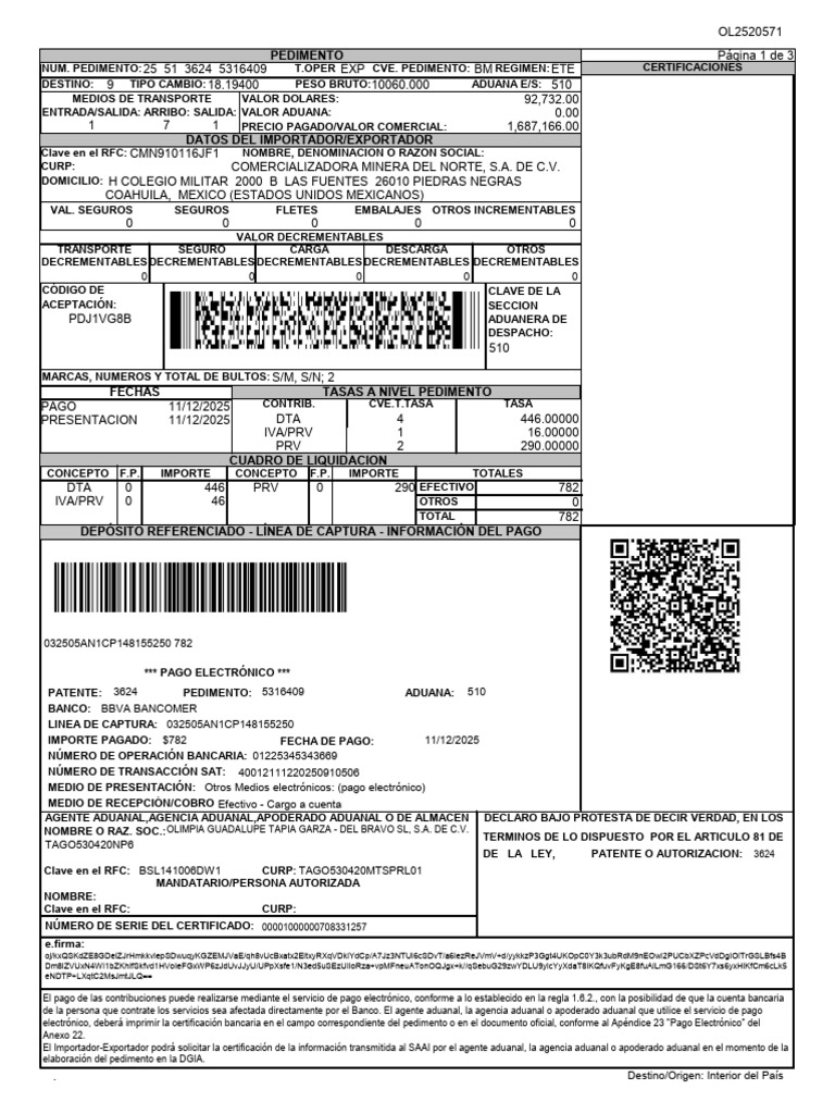 Pedimento Completo | PDF | El comercio internacional | Negocios ...