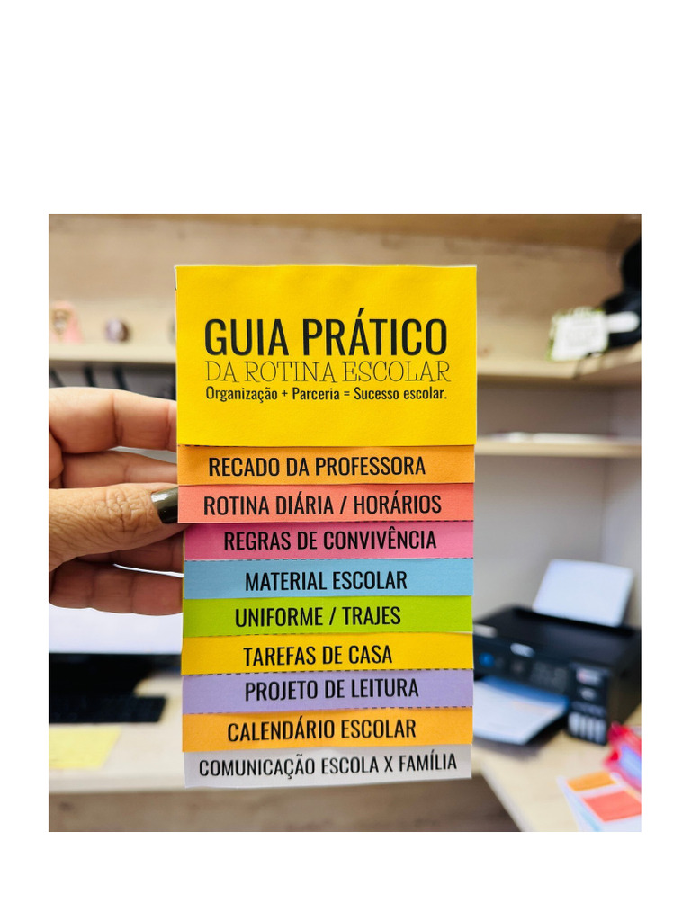 Guia Pratico Da Rotina Escolar | PDF | Família