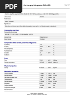 FG200 Cast Iron Material Properties | PDF | Iron | Cast Iron
