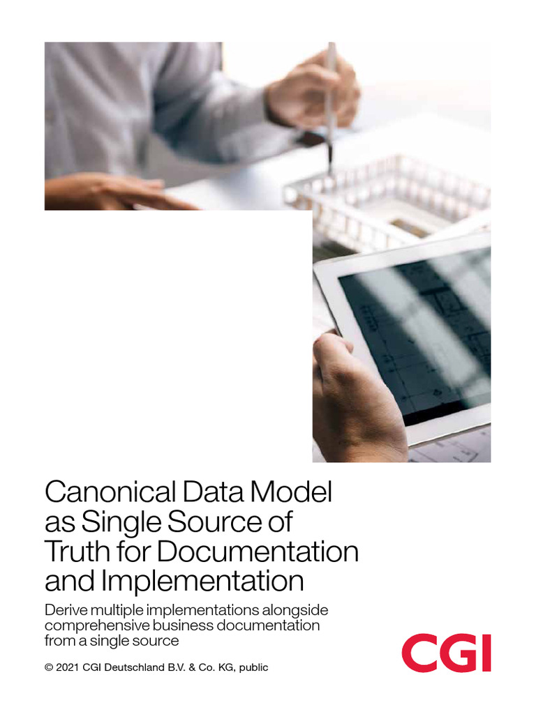 Canonical Data Model Whitepaper 2021 en | PDF | Xml | Xml Schema