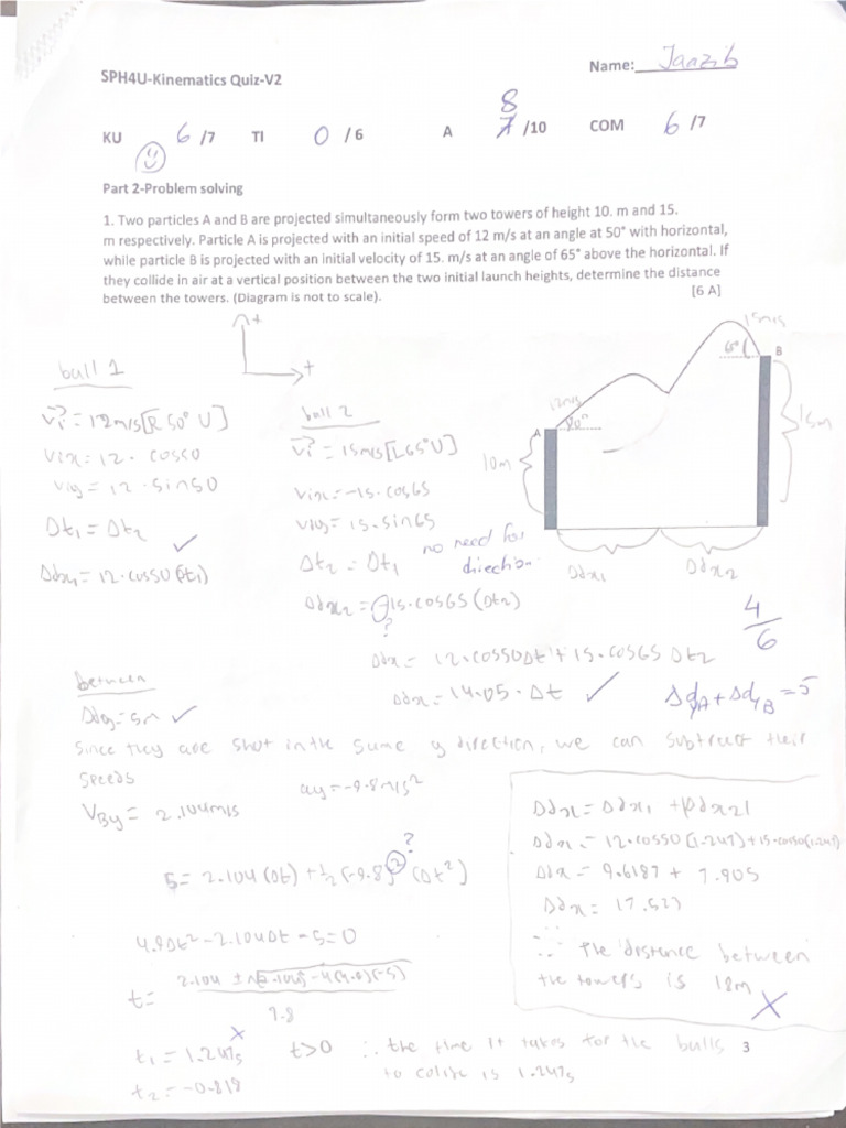Unit 1 Kinematics Quest | PDF