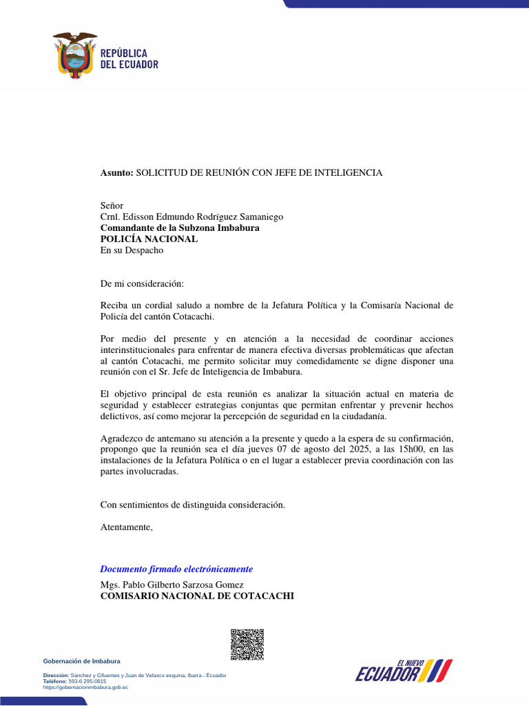 MDG-GIMB-2025-0783-OF (1) | PDF | Gobierno