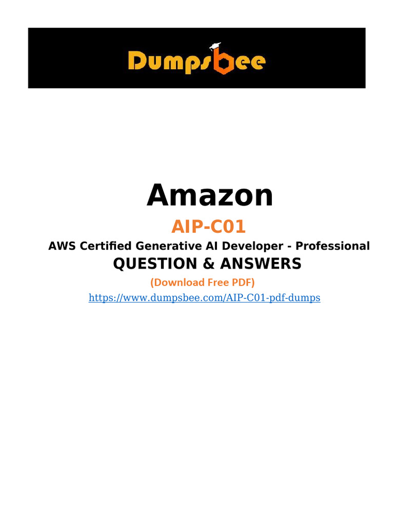 Exam AIP-C01 Questions & Answers (Verify Dumps) | PDF | Information ...