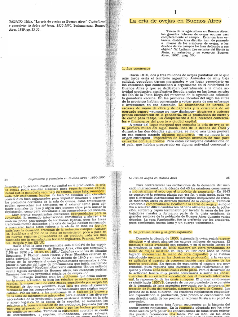 1-SABATO Hilda-Capitalismo y Ganaderia La Fiebre Del Lanar 1850-1890 ...