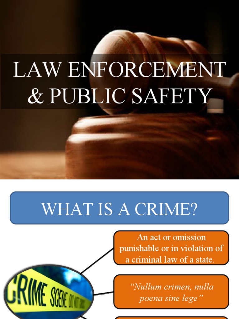 Law Enforcement and Public Safety | Law Enforcement Agency | Criminal ...