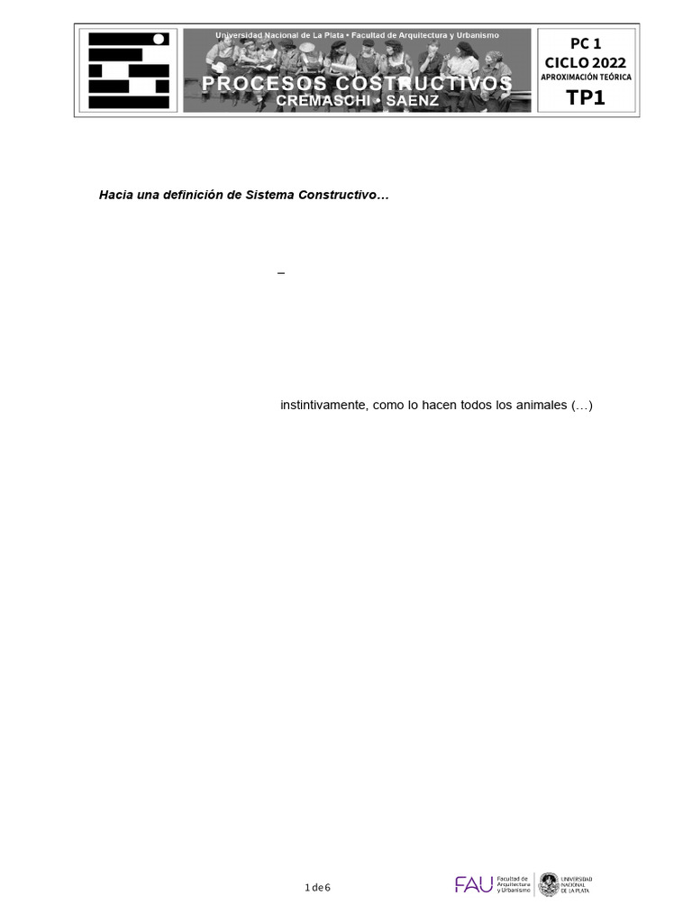 Pc1 Tp1 2022 Texto Sistemas Constructivos | PDF | Techo | Clima