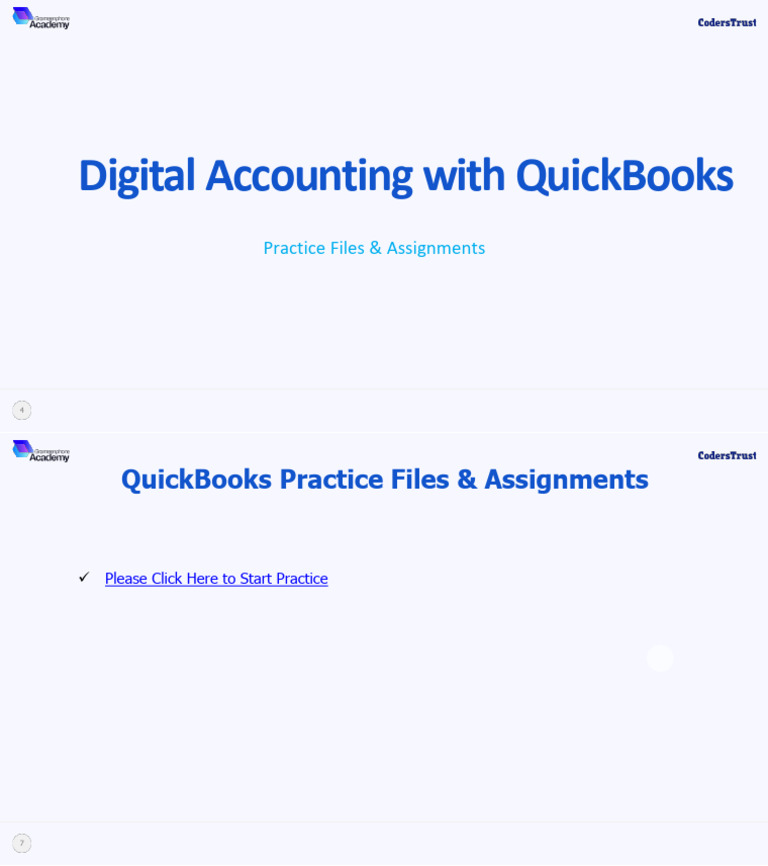 DAQ Practice Files & Assignments | PDF