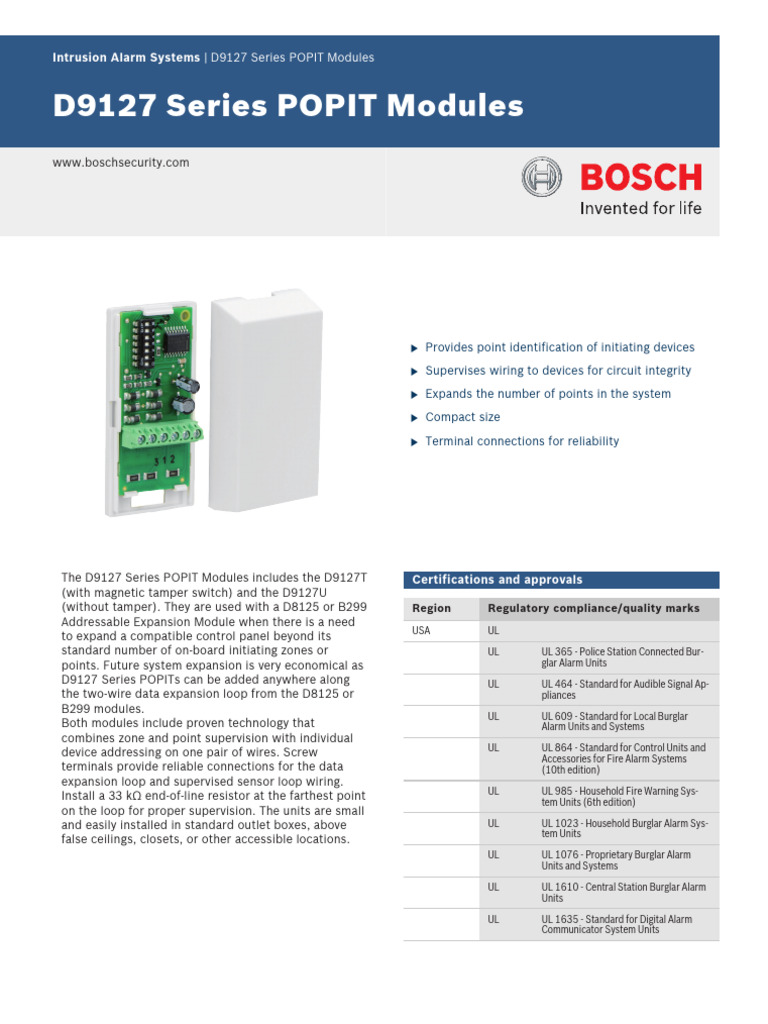 D9127 POPIT Modules Data Sheet enUS 2538276107 | PDF