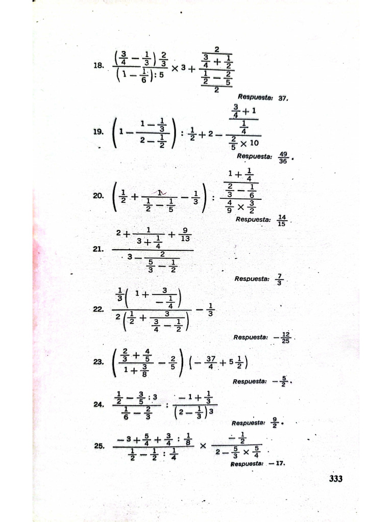 Tarea Individual - Fracciones Compuestas | PDF