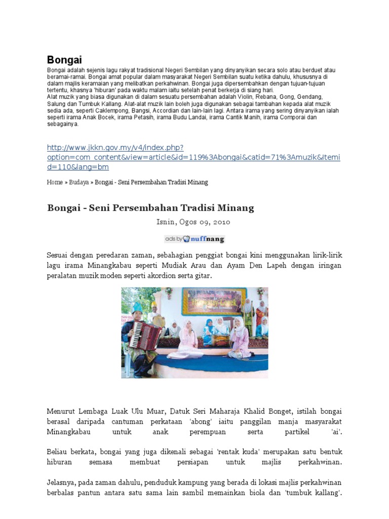 Bongai | PDF