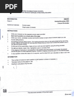 BGCSE Mathematics Paper 2 2022 | PDF
