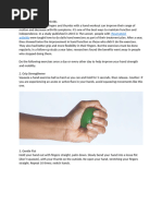 Hand and Wrist ROM Exercise Guide | PDF | Hand | Thumb