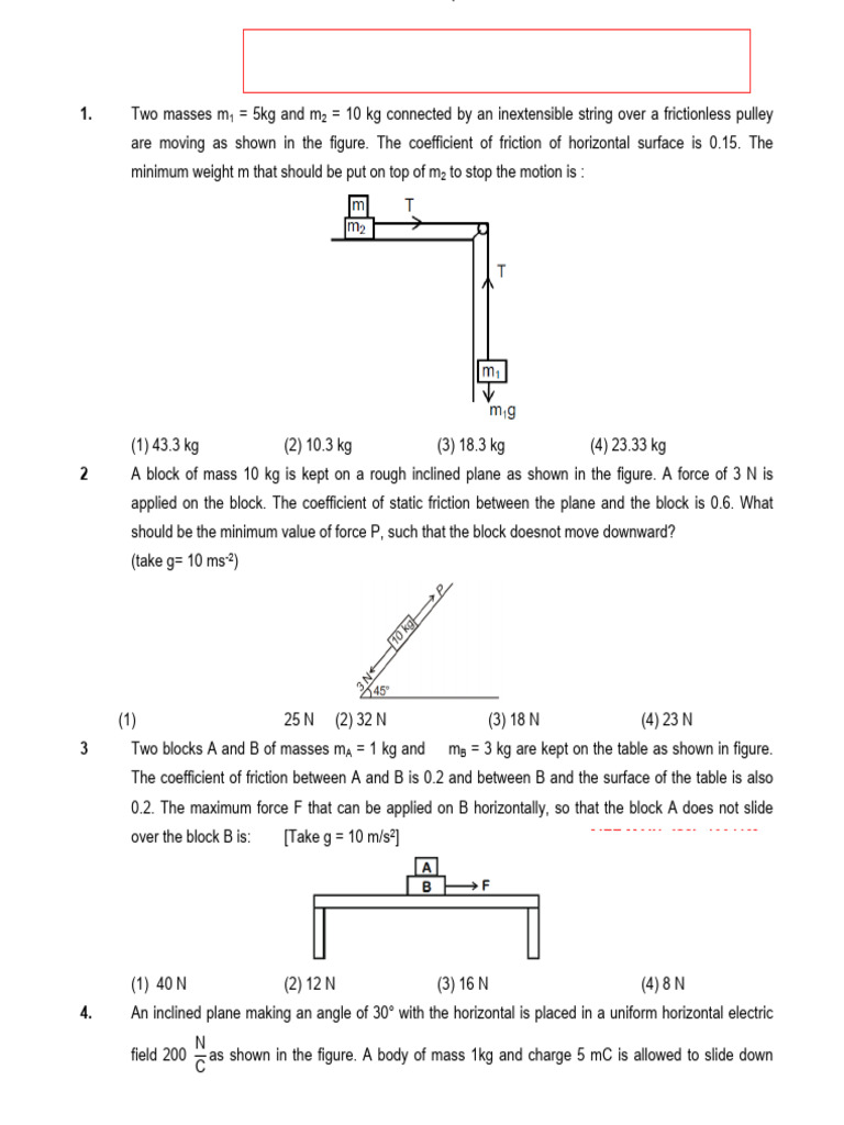 Friction and Circular Motion | PDF | Friction | Force