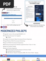Modernized PhilGEPS Training Overview | PDF | Procurement | Encryption