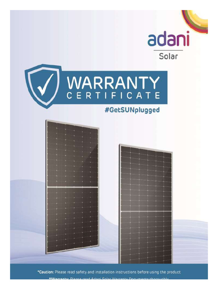 Warranty Certificate | PDF