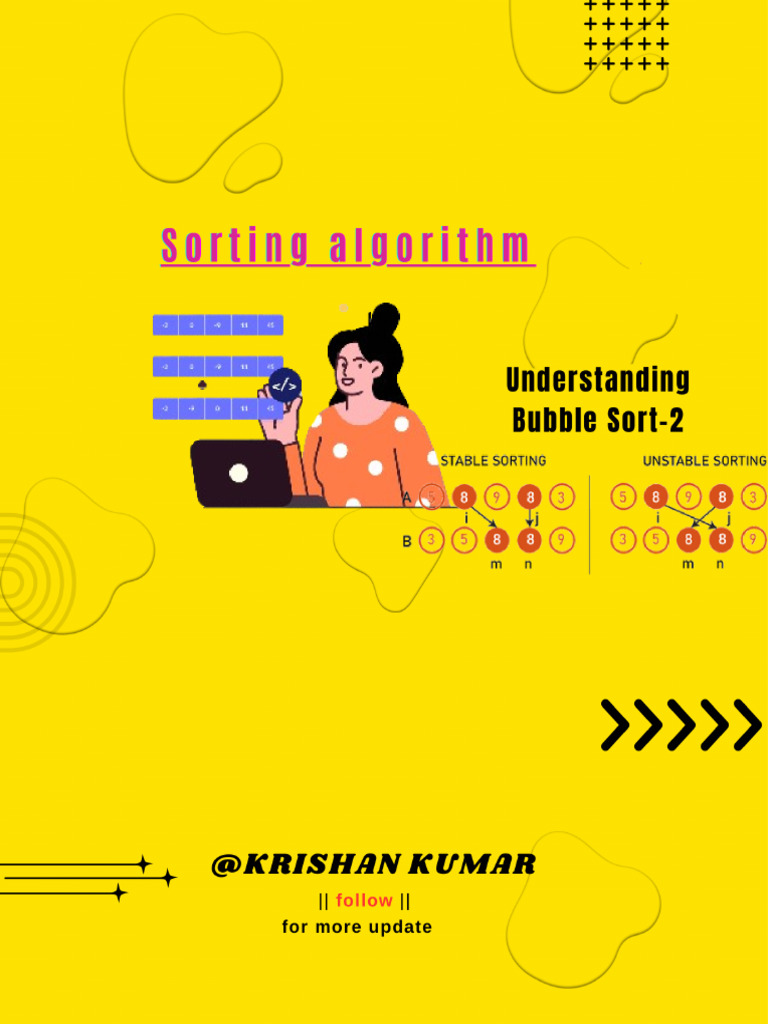 Bubble Sorting - 2 (Stable & Unstable Sorting) | PDF