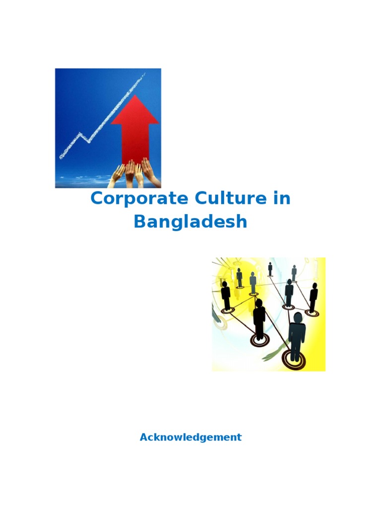 Corporate Culture in Bangladesh | PDF | Organizational Culture ...
