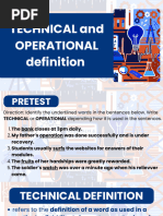Technical vs. Operational Definitions Explained | PDF