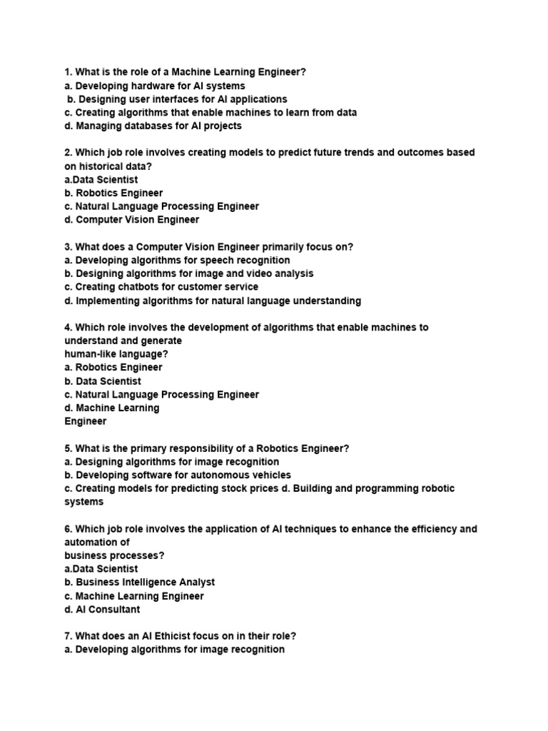 Computer Ai Worksheet Yearly | PDF | Artificial Intelligence ...