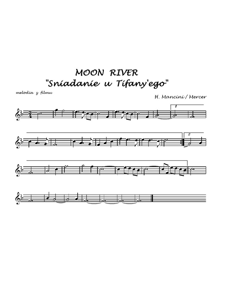 Moon River | PDF